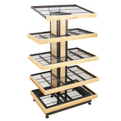 Custom - Wire Shelf Bakery Display – Mobile Merchandisers