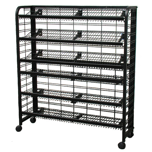 Custom - Multi-Use End Cap with 6 Adjustable Shelves – Mobile Merchandisers