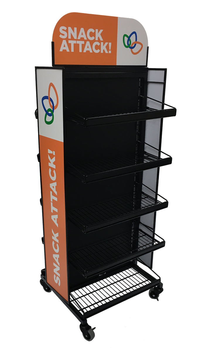 Custom - Double Sided Display with Graphics – Mobile Merchandisers